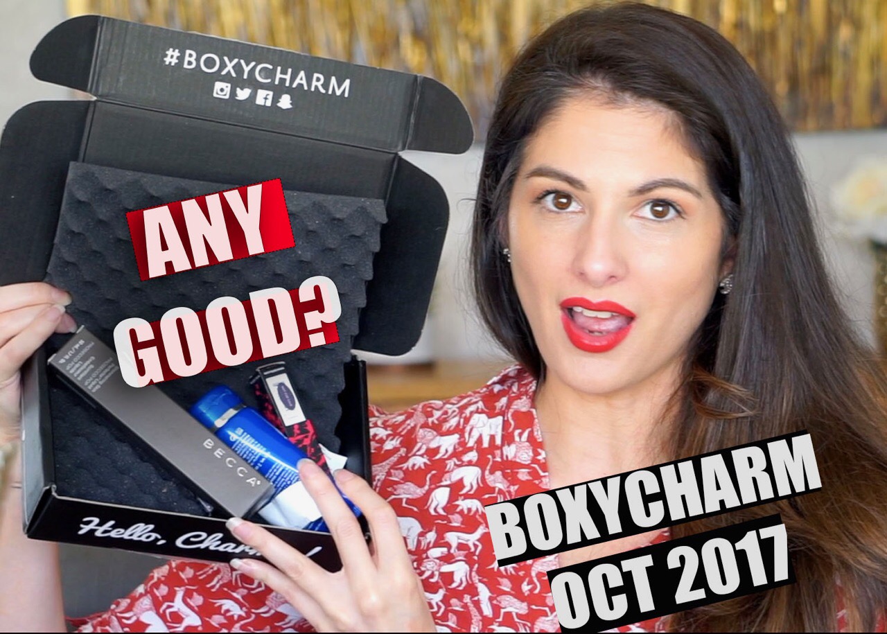 Boxycharm unboxing for October 2017! Prosecco Pop, Tarte and more ...