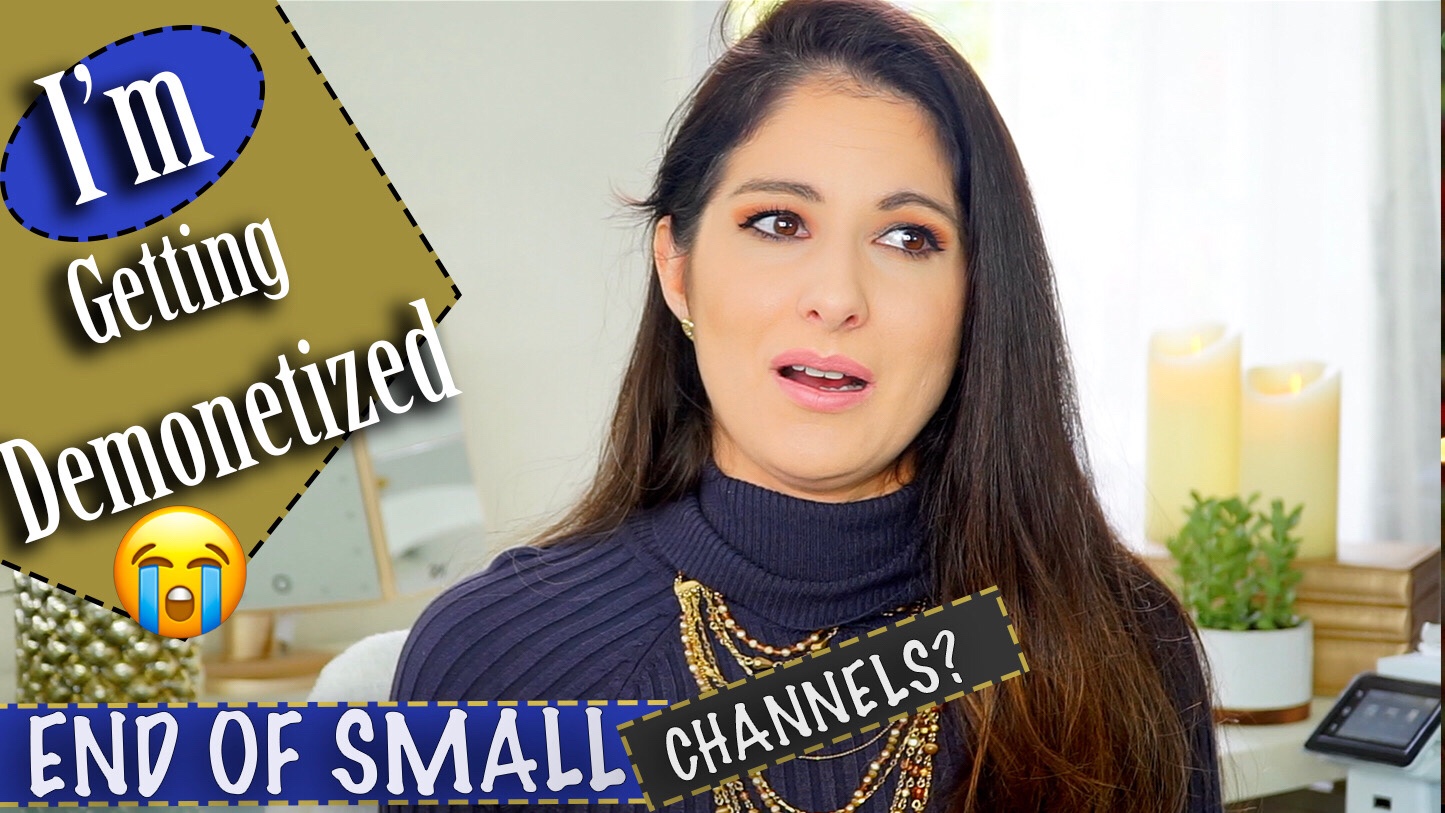 Chatty video about YouTube demonetizing small YouTube channels ...