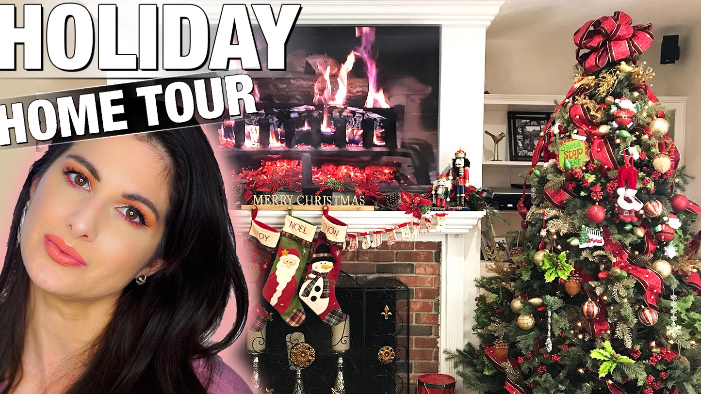 DECORATE WITH ME | CHRISTMAS DECORATIONS | HOME TOUR VLOG - Christina ...